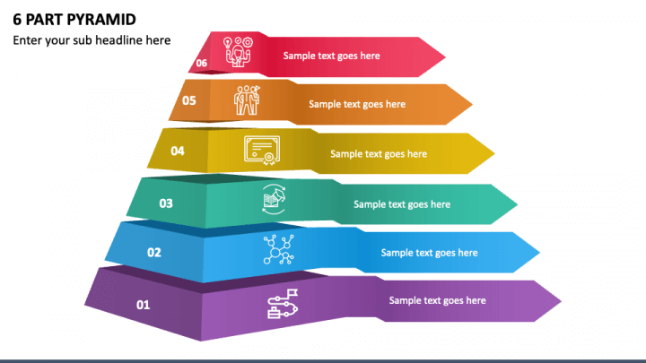 Free - 6 Part Pyramid for PowerPoint and Google Slides