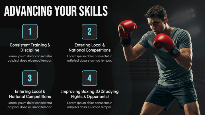 Free - Boxing Theme for PowerPoint and Google Slides - PPT Slides