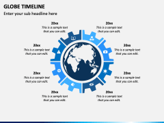 Globe Timeline PowerPoint and Google Slides Template - PPT Slides