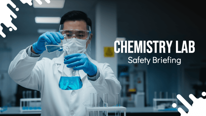 Chemistry Lab Safety Briefing Slides PowerPoint and Google Slides ...