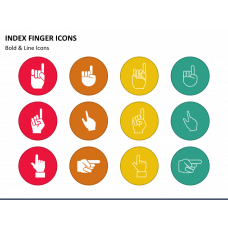 Finger Icons for PowerPoint and Google Slides