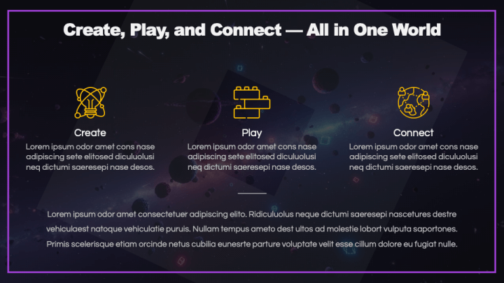 Free - Roblox Theme for PowerPoint and Google Slides - PPT Slides