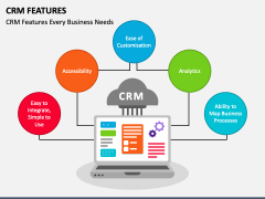 CRM Features PowerPoint and Google Slides Template - PPT Slides