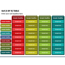 Page 9 - Matrix Table Infographics PowerPoint Templates - PPT Slides ...