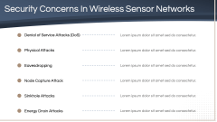 Wireless Sensor Network PowerPoint and Google Slides Template - PPT Slides