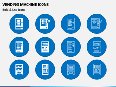Vending Machine Icons for PowerPoint and Google Slides - PPT Slides