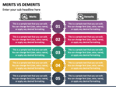 Merits Vs Demerits PowerPoint and Google Slides Template - PPT Slides