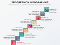 Progression Infographics for PowerPoint and Google Slides - PPT Slides