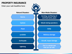 Property Insurance PowerPoint and Google Slides Template - PPT Slides