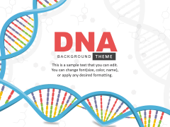 Free DNA Background Presentation Theme for PowerPoint and Google Slides