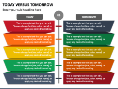 Today Versus Tomorrow PowerPoint and Google Slides Template - PPT Slides