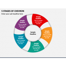 Free Download - 5 Stages Chevron PPT Slide