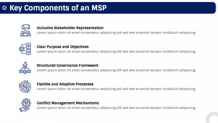 Multi-Stakeholder Platform (MSP) PowerPoint and Google Slides Template ...