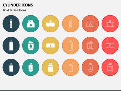 Cylinder Icons for PowerPoint and Google Slides - PPT Slides