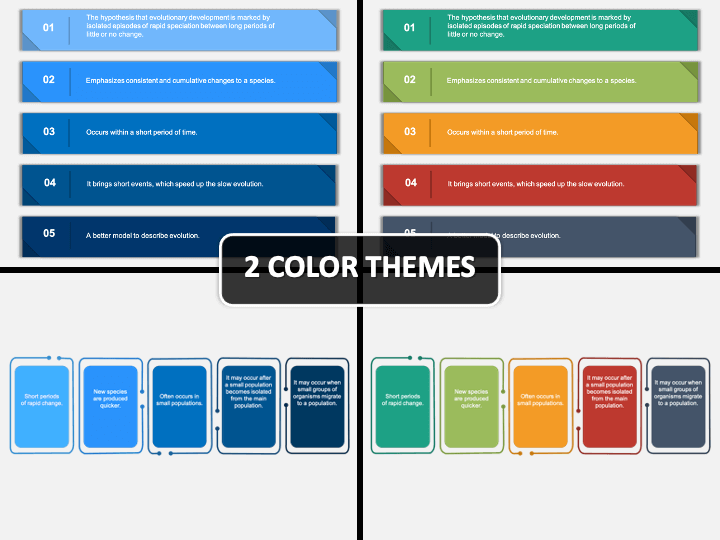 Punctuated Equilibrium PowerPoint and Google Slides Template - PPT Slides
