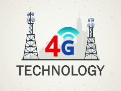 4G Technology PowerPoint and Google Slides Template - PPT Slides
