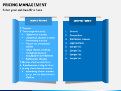 Pricing Management PowerPoint and Google Slides Template - PPT Slides