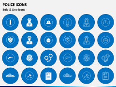 Police Icons for PowerPoint and Google Slides - PPT Slides