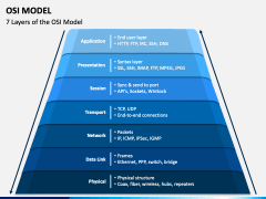 OSI Model PowerPoint and Google Slides Template - PPT Slides