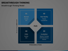 Breakthrough Thinking PowerPoint and Google Slides Template - PPT Slides