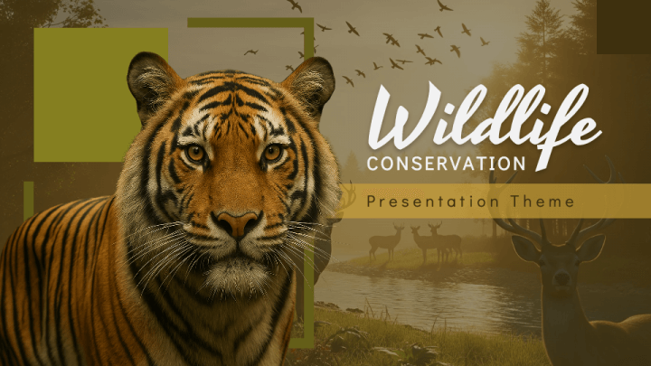 Free - Wildlife Conservation Theme for PowerPoint and Google Slides ...