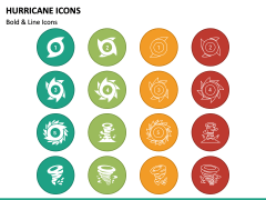 Hurricane Icons for PowerPoint and Google Slides - PPT Slides