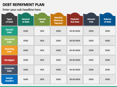 Debt Repayment Plan PowerPoint and Google Slides Template - PPT Slides