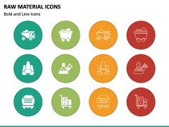 Raw Material Icons for PowerPoint and Google Slides - PPT Slides