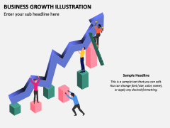 Business Growth Illustration for PowerPoint and Google Slides - PPT Slides