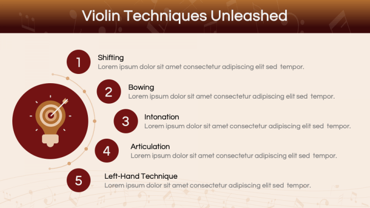 Free - Violin Theme for PowerPoint and Google Slides - PPT Slides