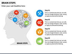 Brain Steps PowerPoint and Google Slides Template - PPT Slides