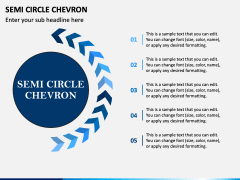 Semi Circle Chevron PowerPoint Template - PPT Slides