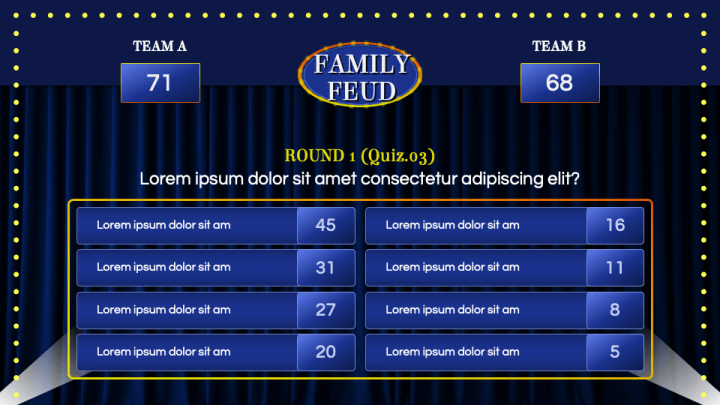 Powerpoint Family Feud Template