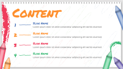 Free - Crayons Theme for PowerPoint and Google Slides