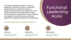 Functional Leadership Model PowerPoint and Google Slides Template - PPT ...