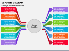 11 Points Diagram PowerPoint Presentation Slides - PPT Template