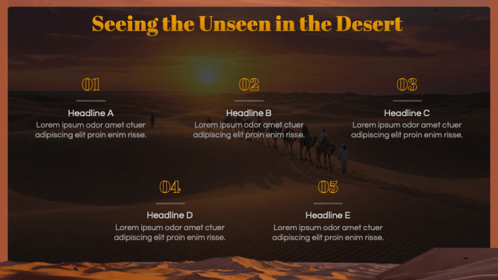 Free - Sahara Desert Theme for PowerPoint and Google Slides - PPT Slides