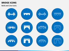 Bridge Icons for PowerPoint and Google Slides - PPT Slides