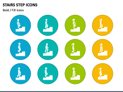 Stairs Step Icons for PowerPoint and Google Slides - PPT Slides