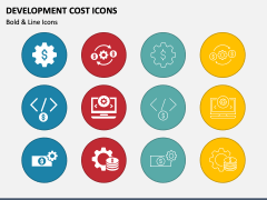 Development Cost Icons for PowerPoint and Google Slides - PPT Slides