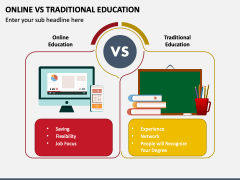 Online Vs Traditional Education PowerPoint and Google Slides Template ...