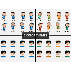 Woman Facial Expression PowerPoint and Google Slides Template - PPT Slides