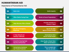 Humanitarian Aid PowerPoint and Google Slides Template - PPT Slides