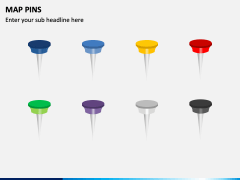 Map Pins for PowerPoint and Google Slides - PPT Slides
