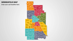 Minneapolis Map for PowerPoint and Google Slides - PPT Slides