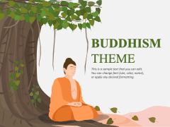 Free - Buddhism Presentation Theme for PowerPoint and Google Slides