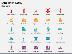 Landmark Icons for PowerPoint and Google Slides - PPT Slides