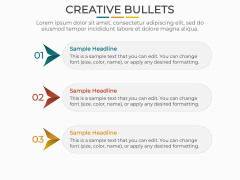 Creative Bullets for PowerPoint and Google Slides - PPT Slides
