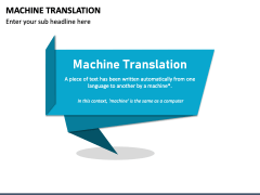 Machine Translation PowerPoint and Google Slides Template - PPT Slides