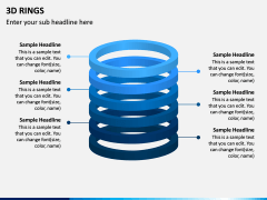 3D Rings PowerPoint and Google Slides Template - PPT Slides